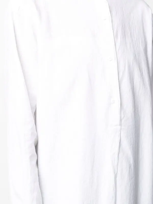 Woolrich Long-sleeve Band Collar Tunic - White