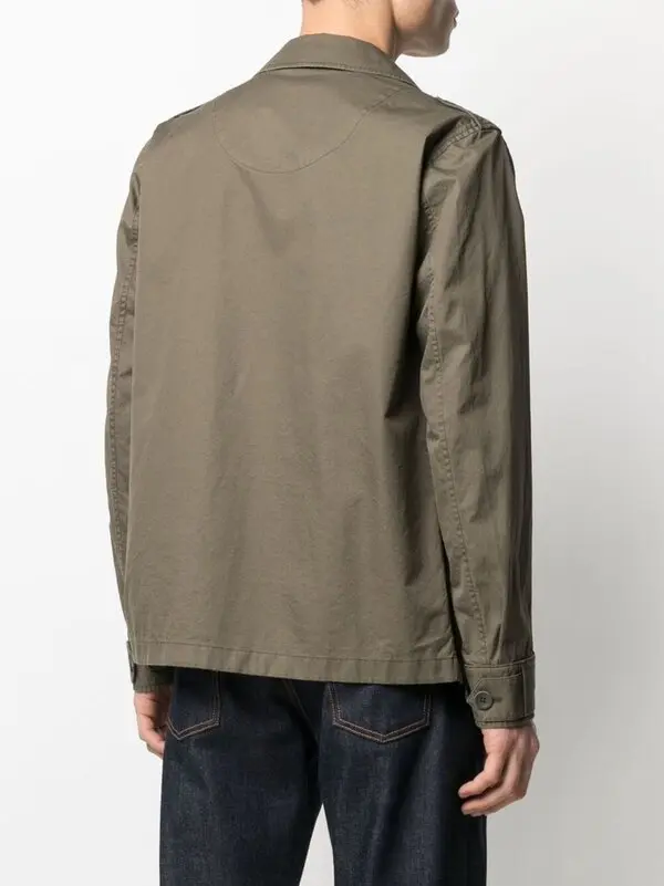 Herno Military Jacket With Patch Detail