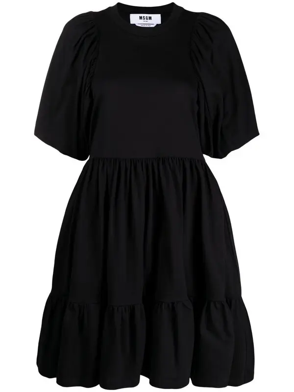 MSGM Puff-sleeve Mini Dress