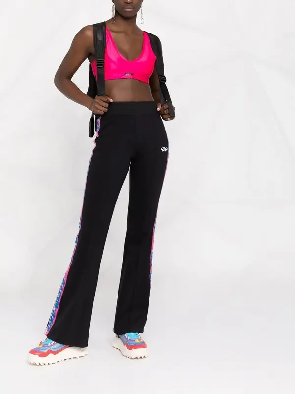 MSGM Logo-print Crop Top