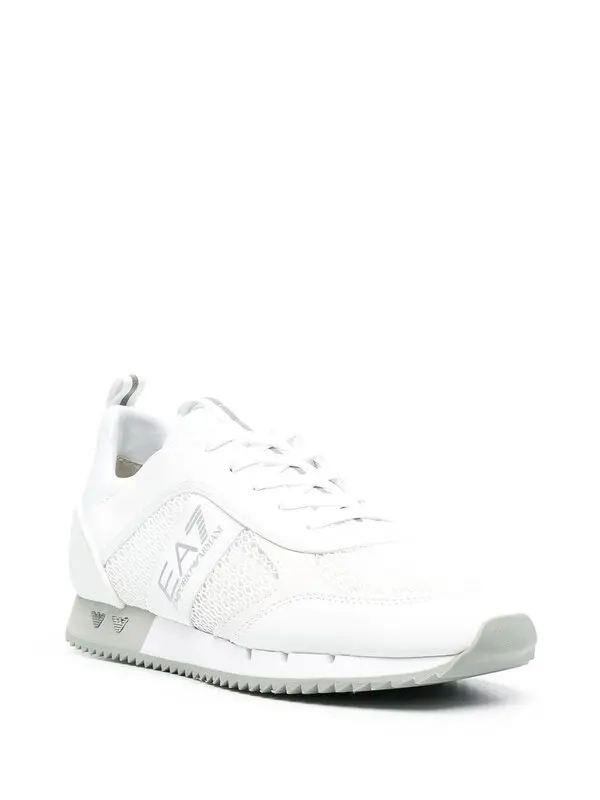 EA7 Logo Low-top Sneakers - White