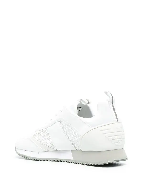 EA7 Logo Low-top Sneakers - White