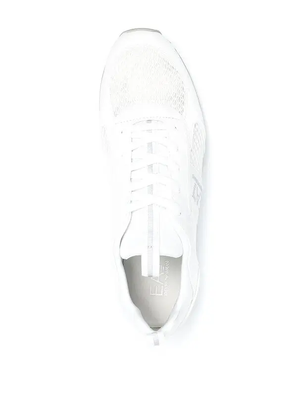 EA7 Logo Low-top Sneakers - White