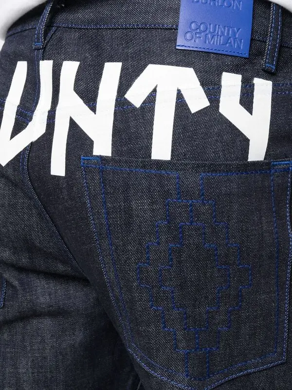 COUNTY OF MILAN Marcelo Burlon Straight-leg Jeans