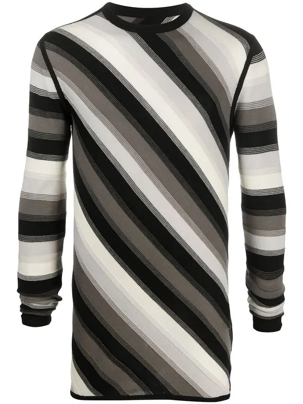 Rick Owens Diagonal Stripe Sweater