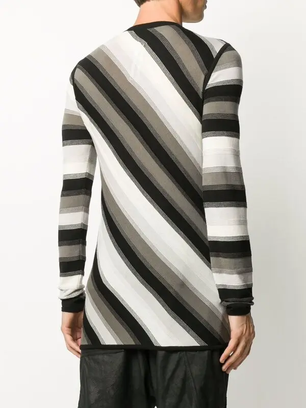 Rick Owens Diagonal Stripe Sweater