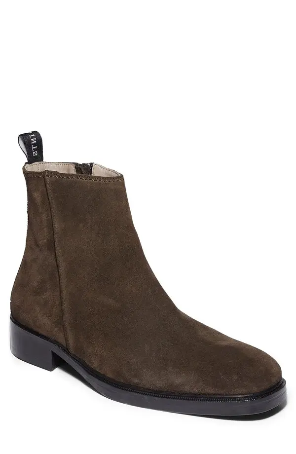 Allsaints Seth Zip Boot - Brown | Editorialist display picture 1