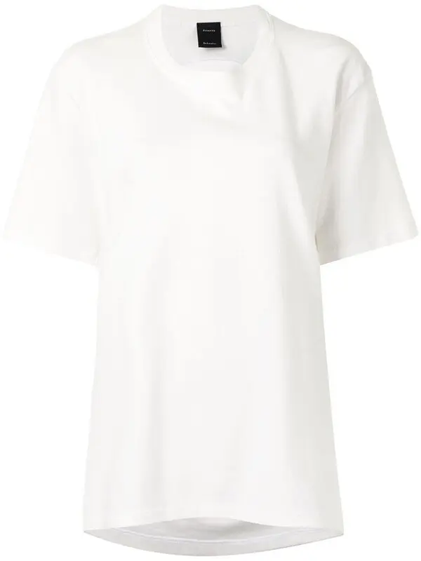 Proenza Schouler Rear Cut-out T-shirt - White