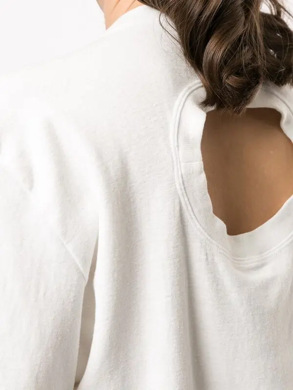Proenza Schouler Rear Cut-out T-shirt - White