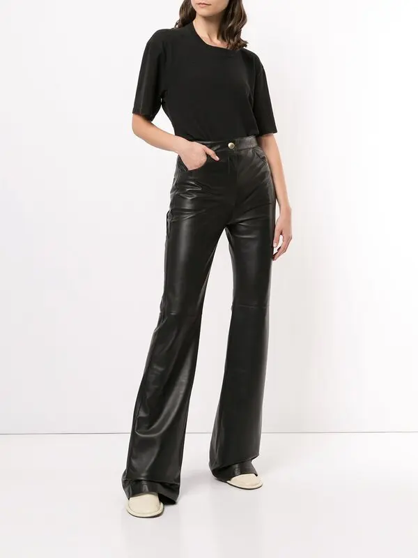Proenza Schouler Overdyed Eco Core Jersey T-shirt - Black
