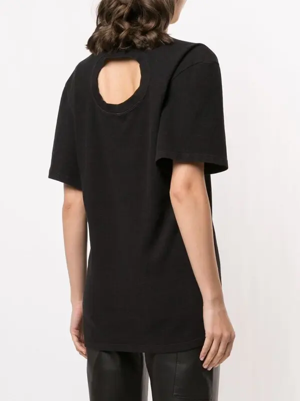 Proenza Schouler Overdyed Eco Core Jersey T-shirt - Black