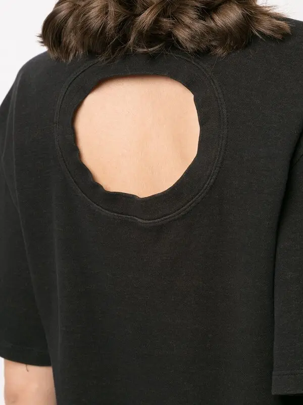 Proenza Schouler Overdyed Eco Core Jersey T-shirt - Black