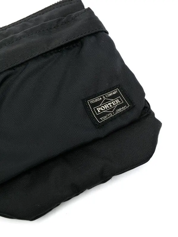 PORTER-YOSHIDA & CO Logo-patch Messenger Bag - Black
