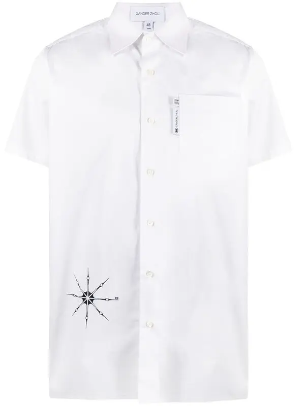 XANDER ZHOU Chest-pocket Shirt - White