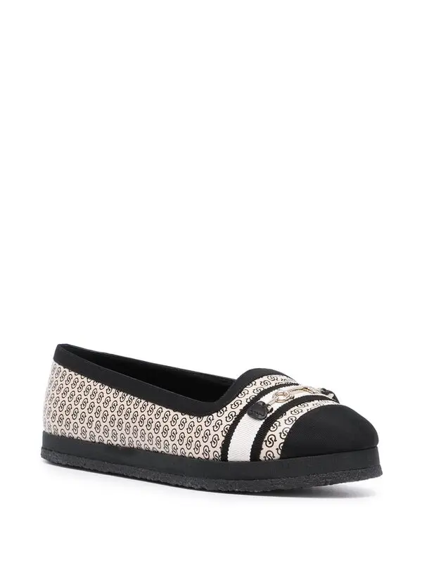 FERRAGAMO Kelsi Ballerina Shoes - Black