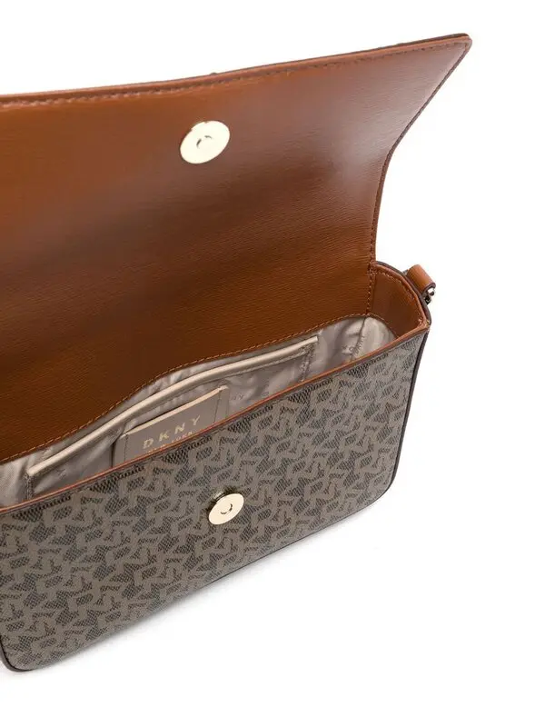 Dkny Monogram-print Cross Body Bag