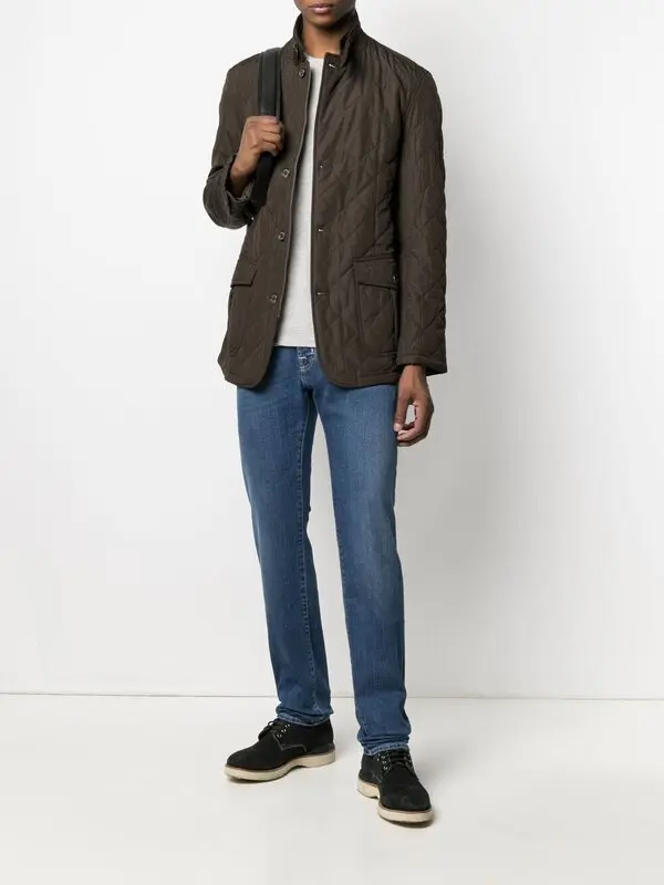 Barbour Lutz Quilted Jacket - Green