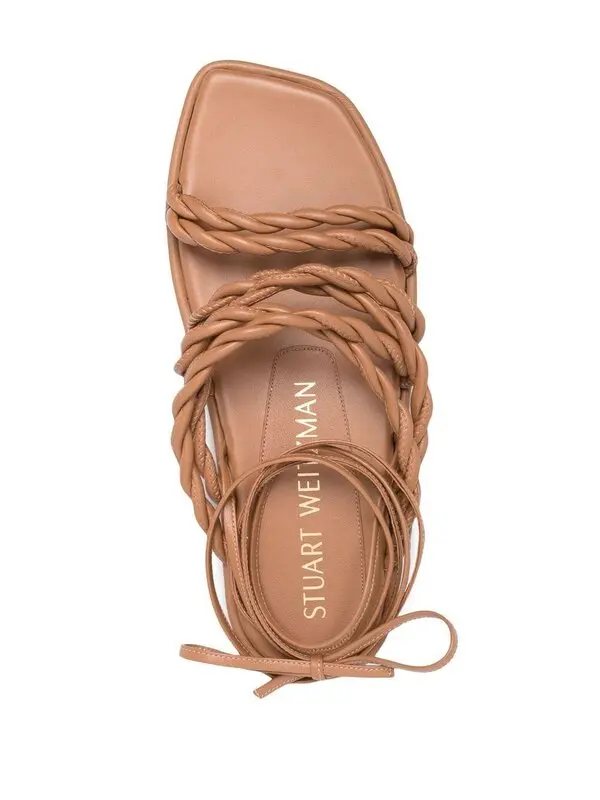 STUART WEITZMAN Braided Strap Sandals