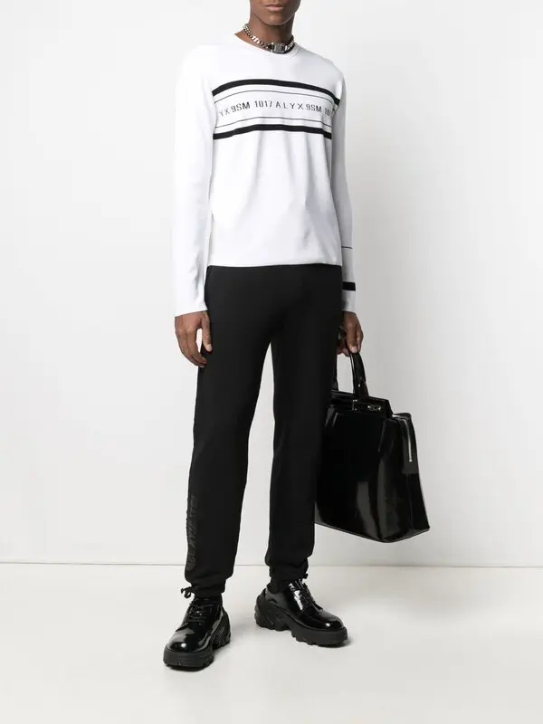 1017 Alyx 9sm Logo Print Track Trousers - Black