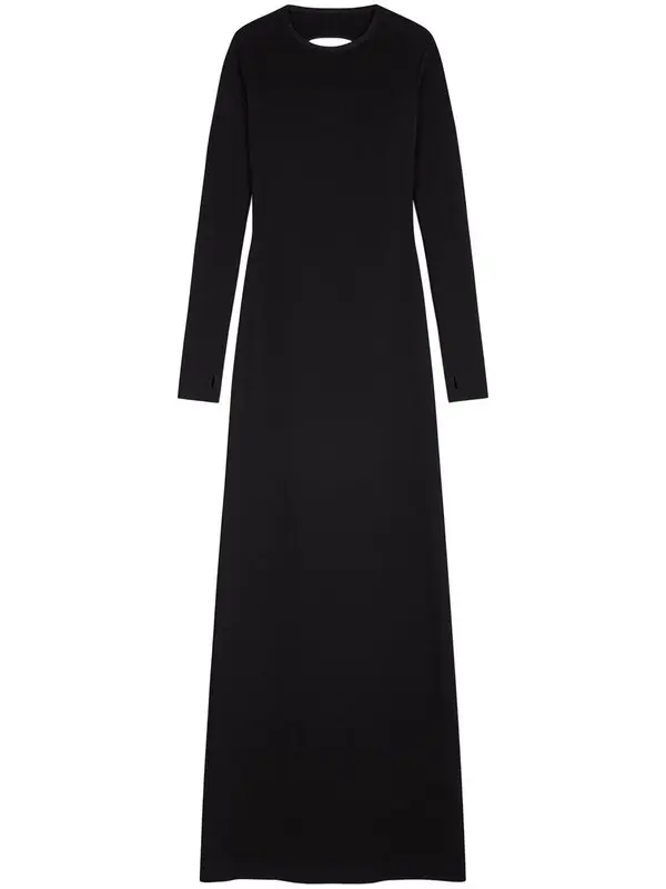 Givenchy Cut-out Long-sleeve Maxi Dress