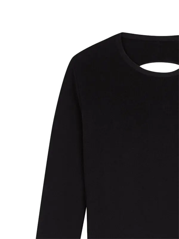 Givenchy Cut-out Long-sleeve Maxi Dress