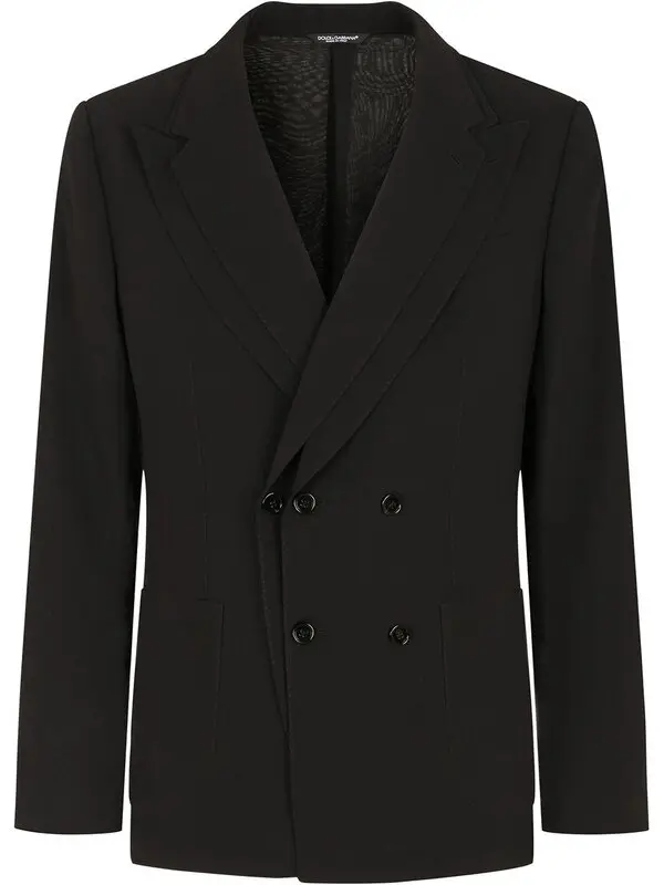 Dolce & Gabbana Deconstructed Double-breasted Blazer