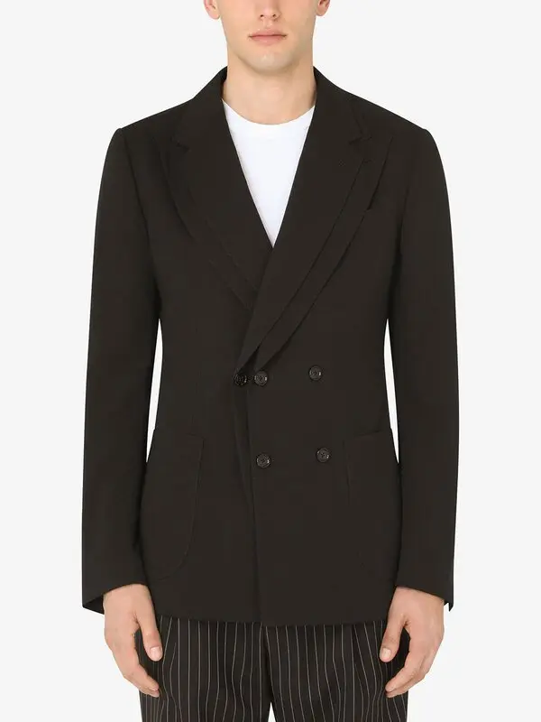 Dolce & Gabbana Deconstructed Double-breasted Blazer