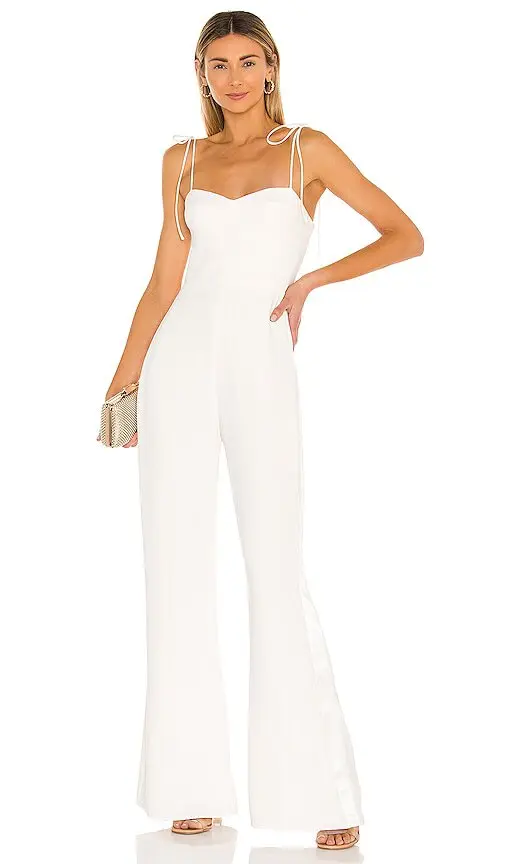 Amanda Uprichard Champagne Jumpsuit - Ivory