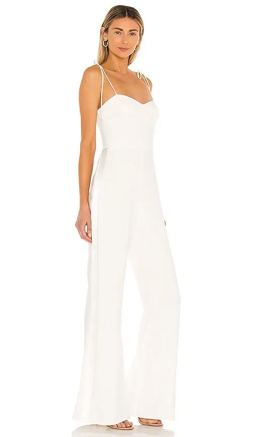 Amanda Uprichard Champagne Jumpsuit