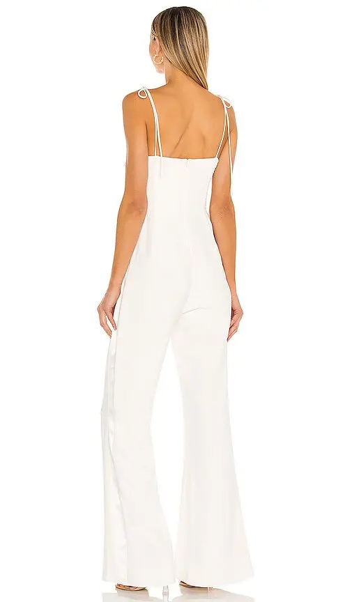 Amanda Uprichard Champagne Jumpsuit