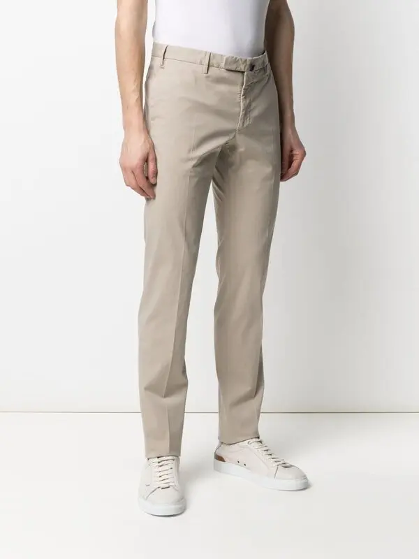 Incotex Slim-cut Cotton Chinos - Neutrals