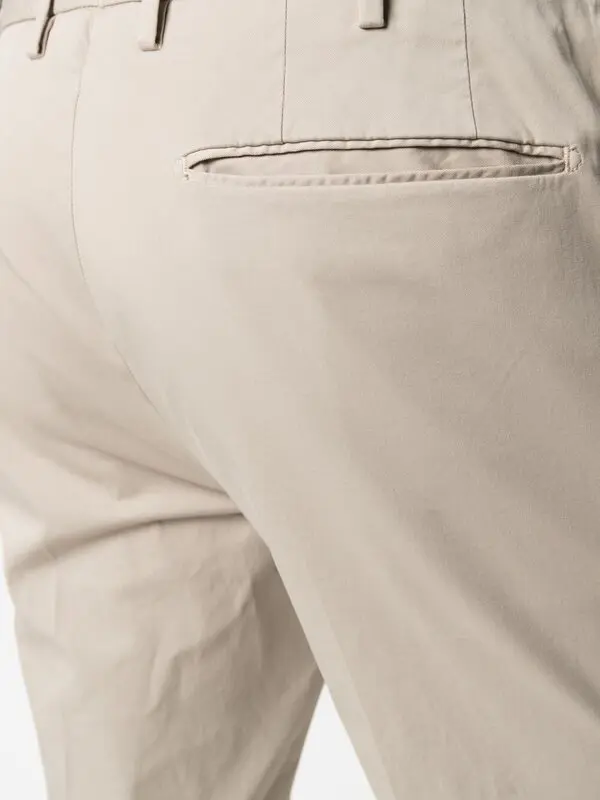 Incotex Slim-cut Cotton Chinos - Neutrals