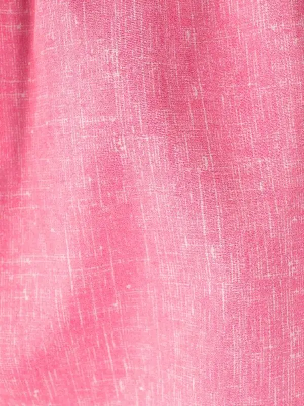 Fedeli Logo Patch Swim Shorts - Pink