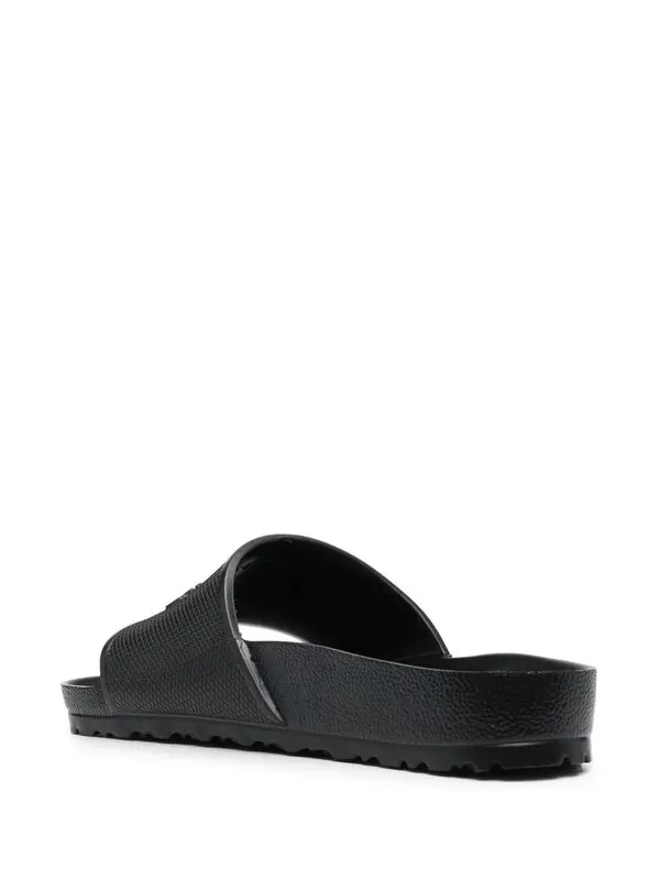BIRKENSTOCK Barbados Embossed Logo Slides