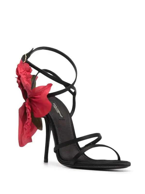 Dolce & Gabbana 110mm Floral-appliqué Sandals