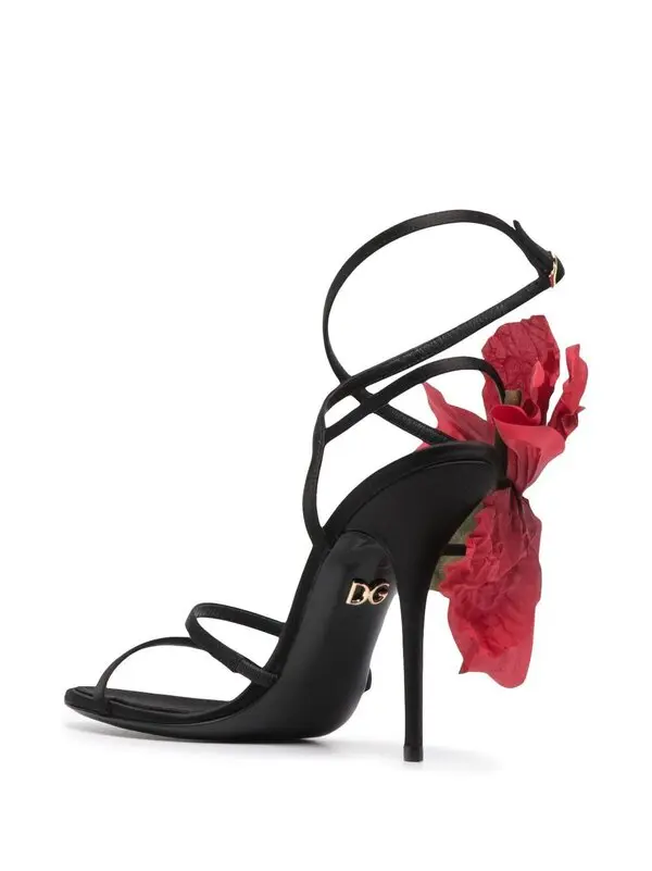 Dolce & Gabbana 110mm Floral-appliqué Sandals