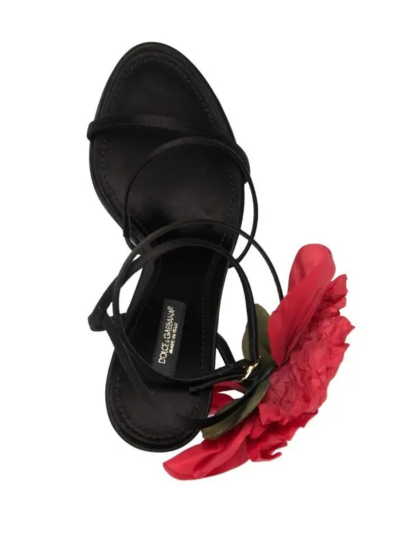 Dolce & Gabbana 110mm Floral-appliqué Sandals