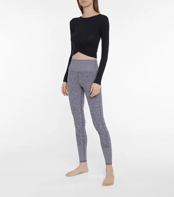 Alo Yoga Cover Knit Crop Top - Black