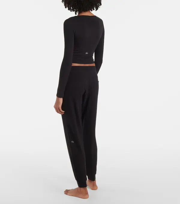 Alo Yoga Cover Knit Crop Top