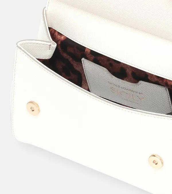 Dolce & Gabbana Sicily Small Shoulder Bag - White