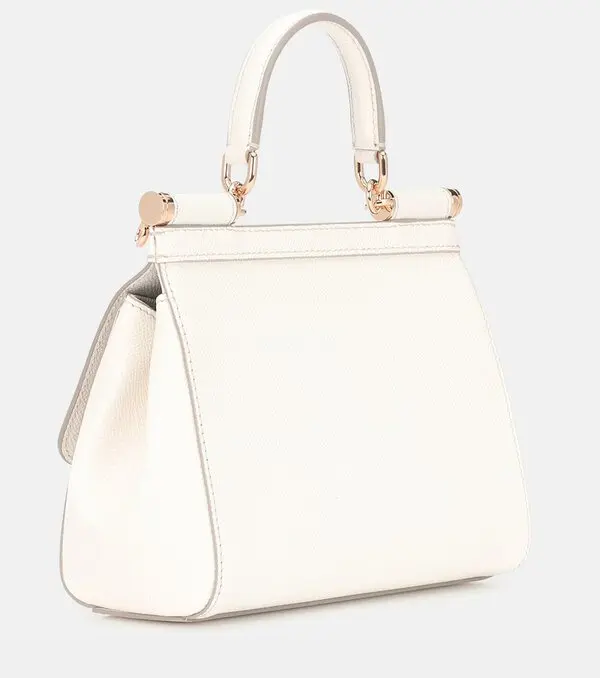 Dolce & Gabbana Sicily Small Shoulder Bag - White