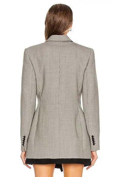 Wardrobe.NYC Contour Blazer In Black