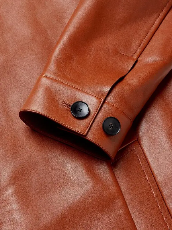 Mr P. Leather Blouson Jacket