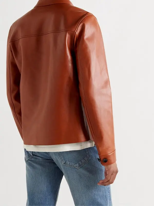 Mr P. Leather Blouson Jacket