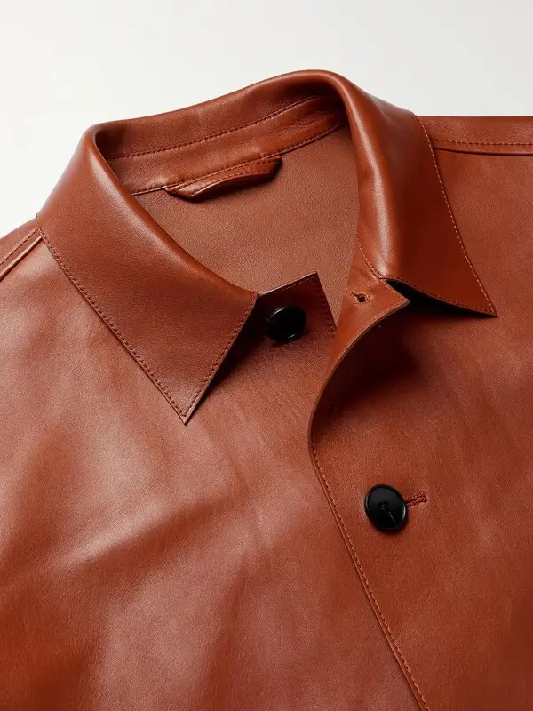 Mr P. Leather Blouson Jacket