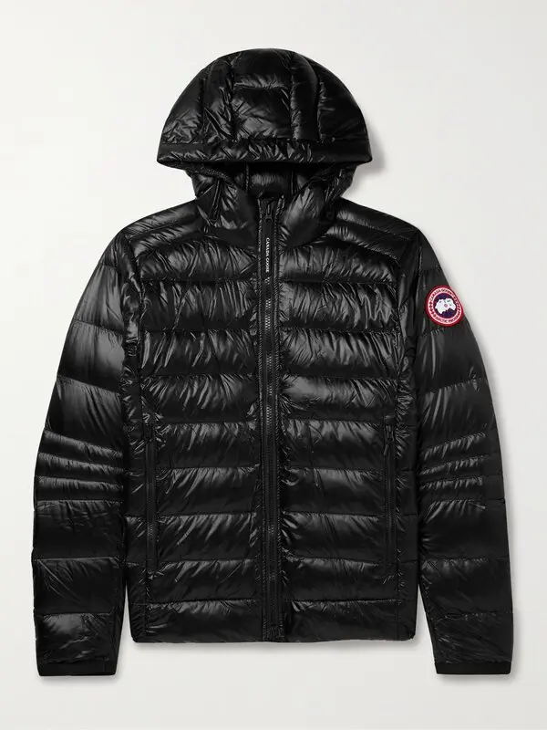 Canada Goose Crofton Slim-fit Recycled Nylon-ripstop Hooded Down Jacket - Black