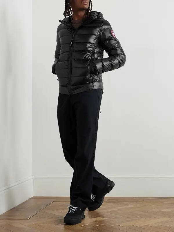 Canada Goose Crofton Slim-fit Recycled Nylon-ripstop Hooded Down Jacket - Black
