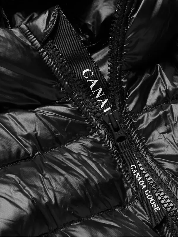 Canada Goose Crofton Slim-fit Recycled Nylon-ripstop Hooded Down Jacket - Black