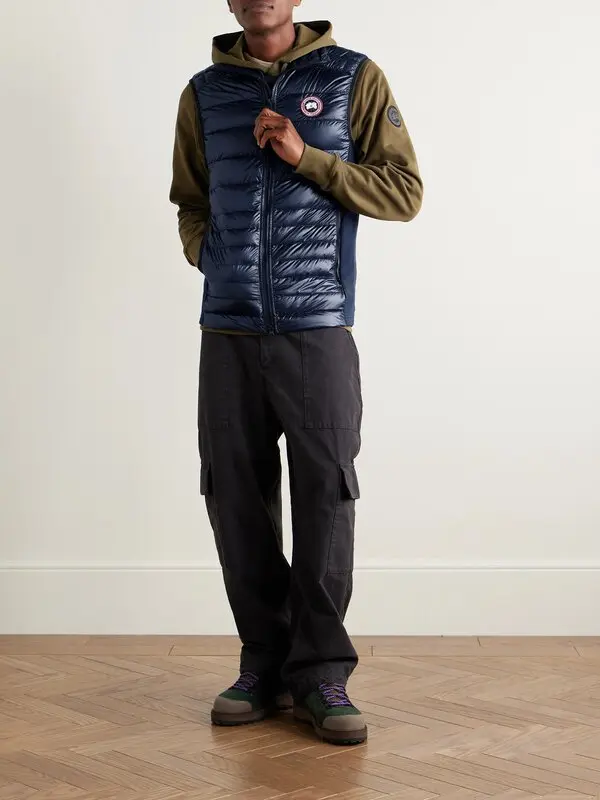 Canada Goose Hybridge Lite Slim-fit Quilted Shell Down Gillet - Blue