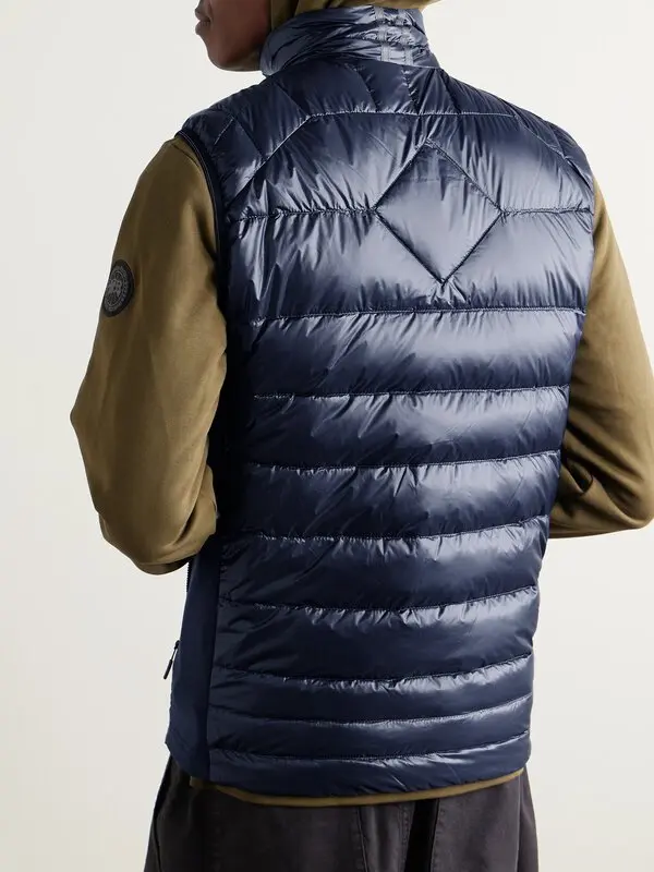 Canada Goose Hybridge Lite Slim-fit Quilted Shell Down Gillet - Blue